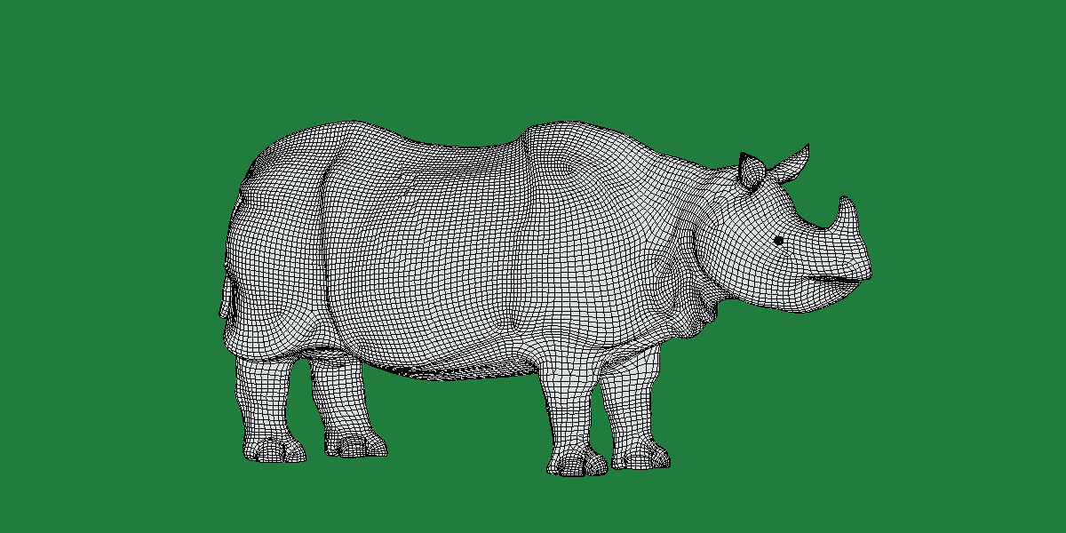 Indian Rhinoceros - 3D Model by Nyilonelycompany