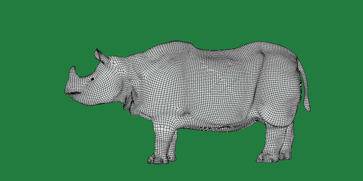 Indian Rhinoceros - 3D Model by Nyilonelycompany
