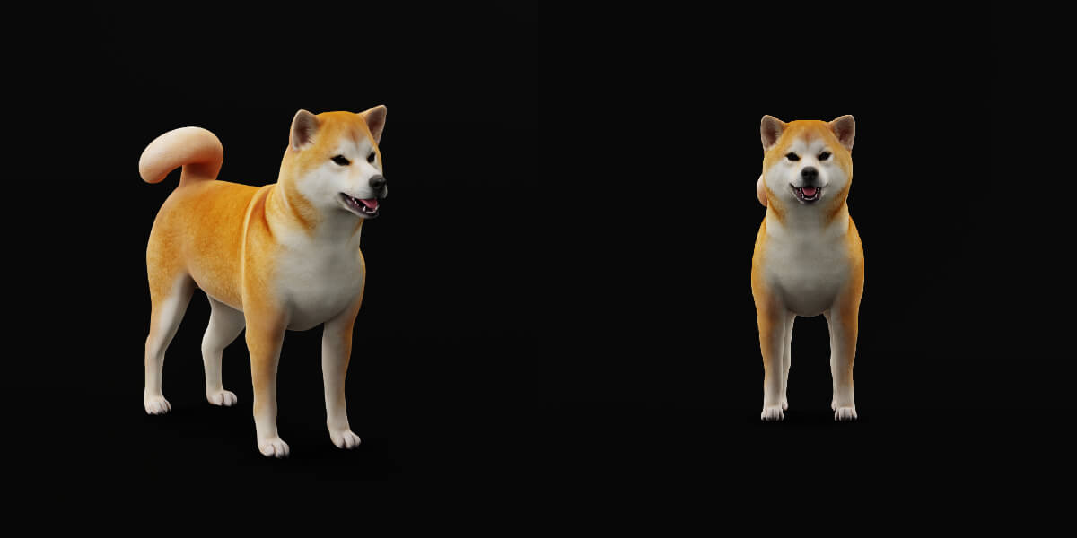 Japanese Shiba Inu Dog - 3D Model by Nyilonelycompany