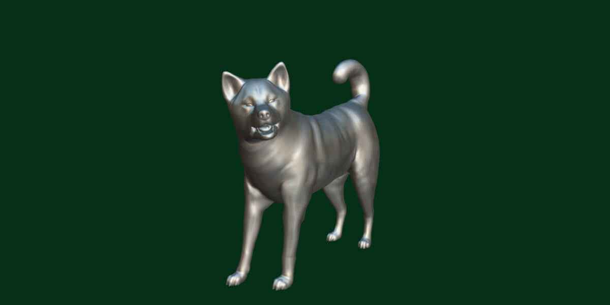 Kai Ken Tora Inu Dog Breed - 3D Model by Nyilonelycompany