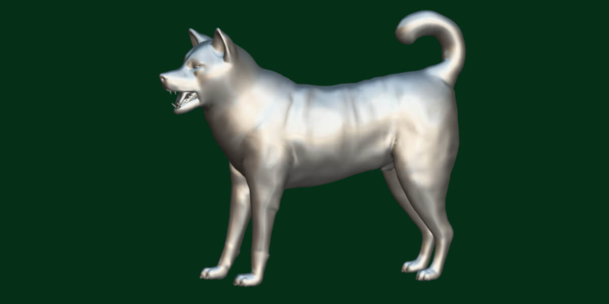 KoChi-Ken Inu Dog 3D Model by Nyilonelycompany