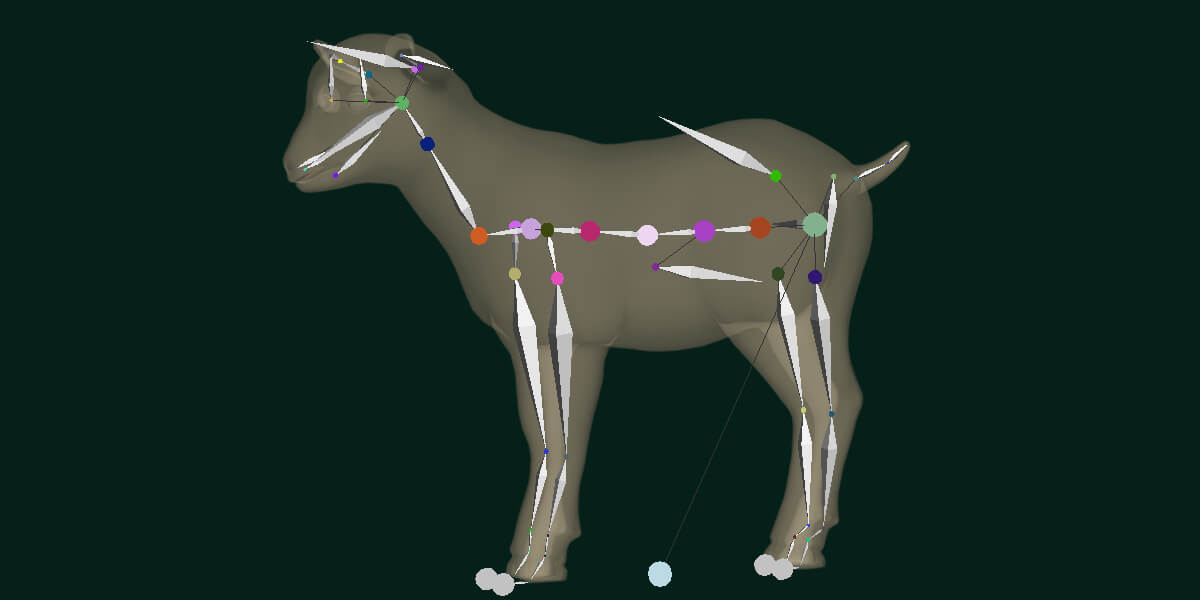 Kid Baby Goat Doeling - 3D Model by Nyilonelycompany