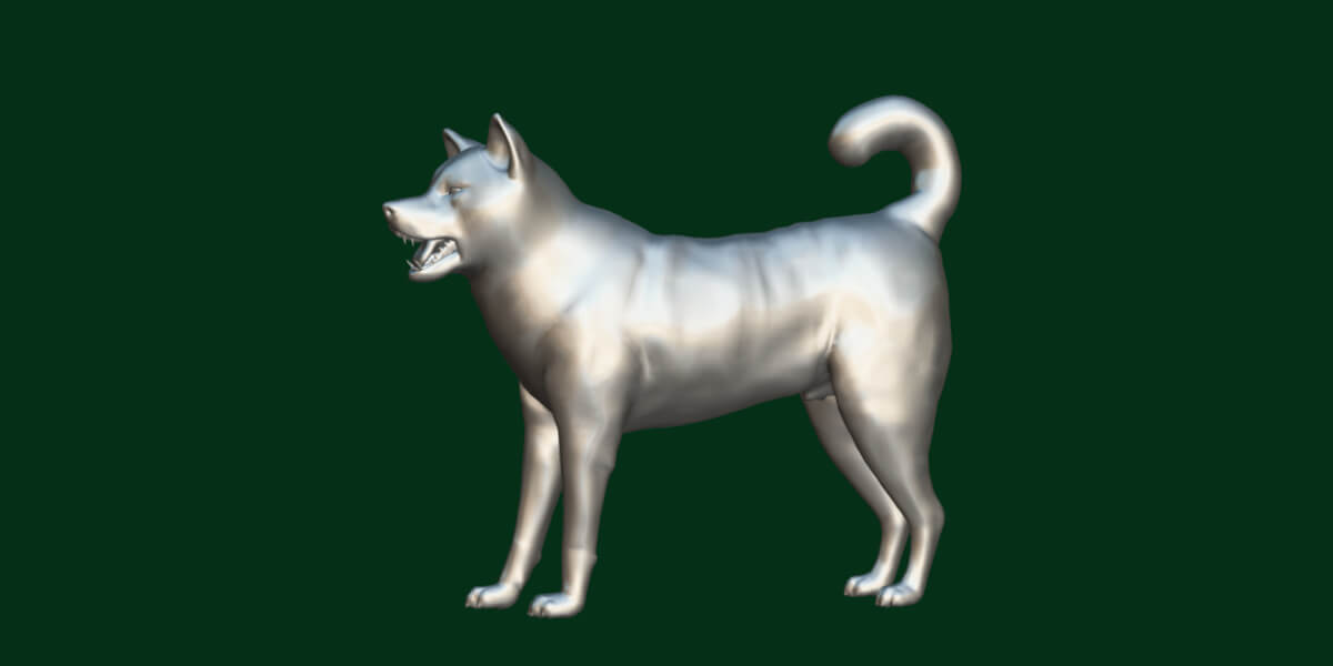 Kishu Inu Japan Dog Breed - 3D Model by Nyilonelycompany