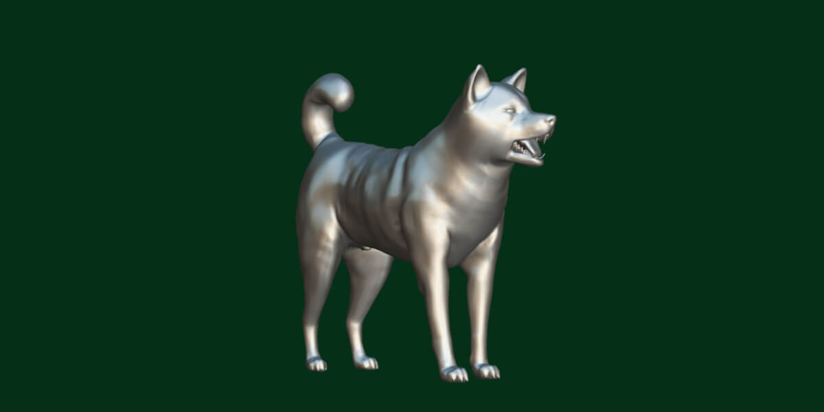 Kishu Inu Japan Dog Breed - 3D Model by Nyilonelycompany