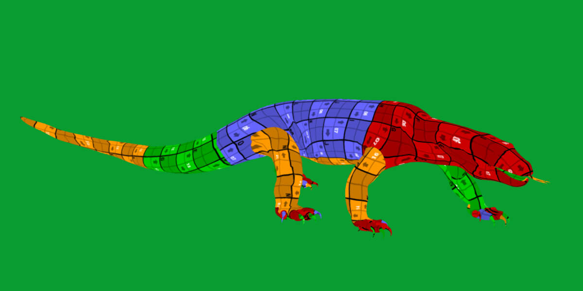 Komodo Dragon Monitor Lizard - 3D Model by Nyilonelycompany