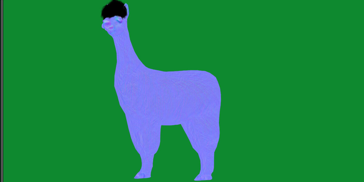 Llama Domesticated Animal - 3D Model by Nyilonelycompany