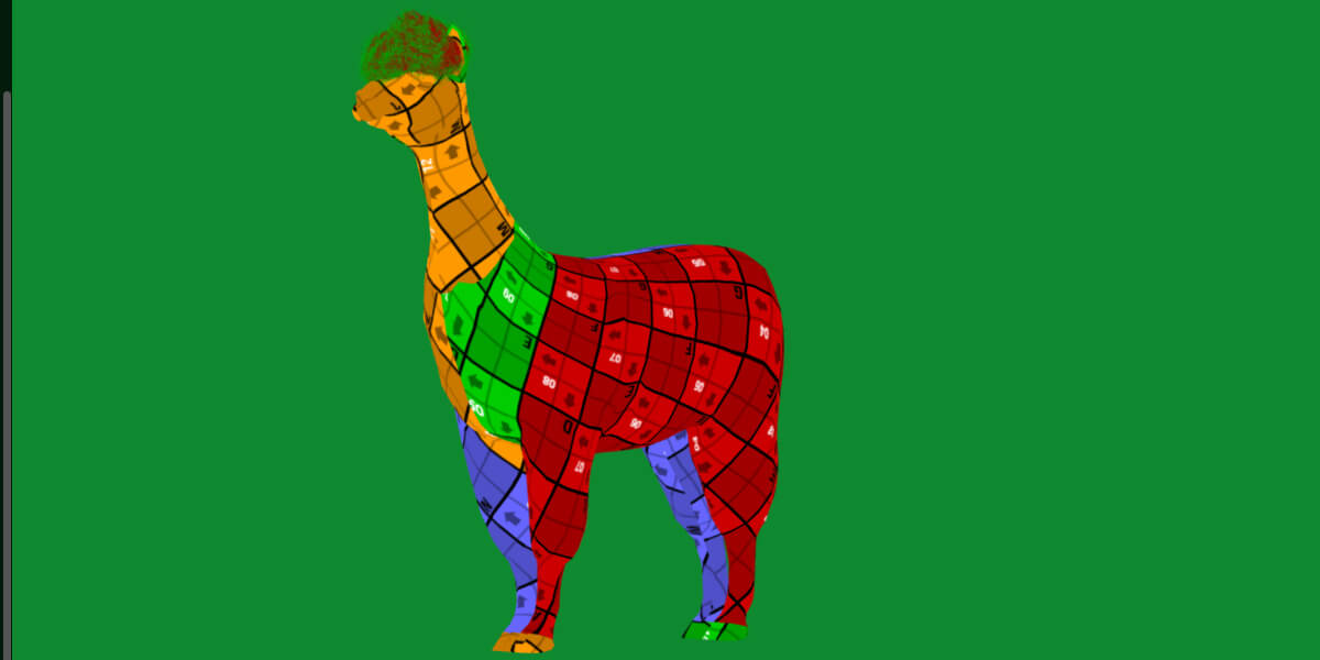 Llama Domesticated Animal - 3D Model by Nyilonelycompany