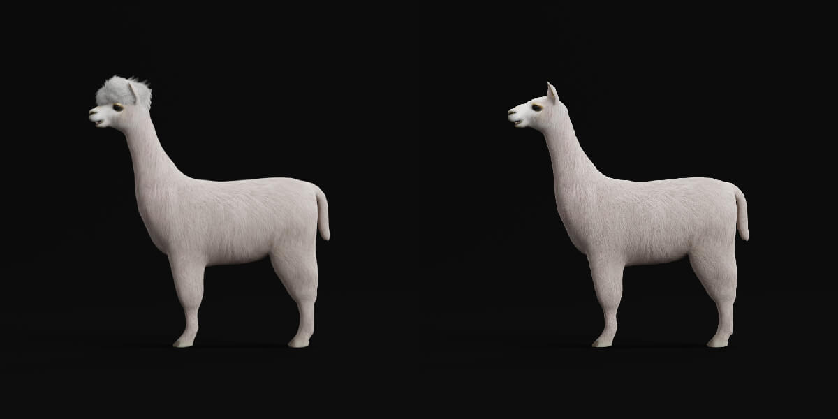 Llama Domesticated Animal - 3D Model by Nyilonelycompany