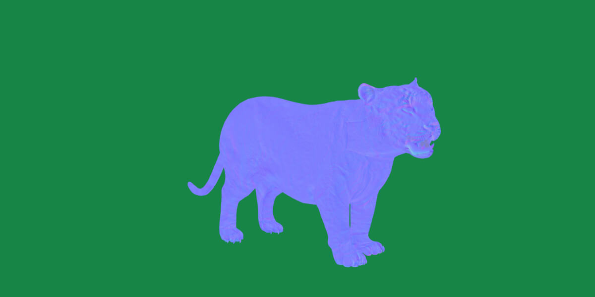 Liger Hybrid Feline - 3D Model by Nyilonelycompany