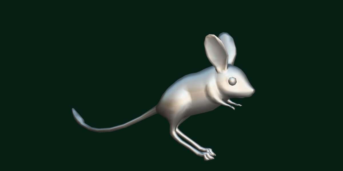 Long-Eared Jerboa Rodent 3D Model by Nyilonelycompany