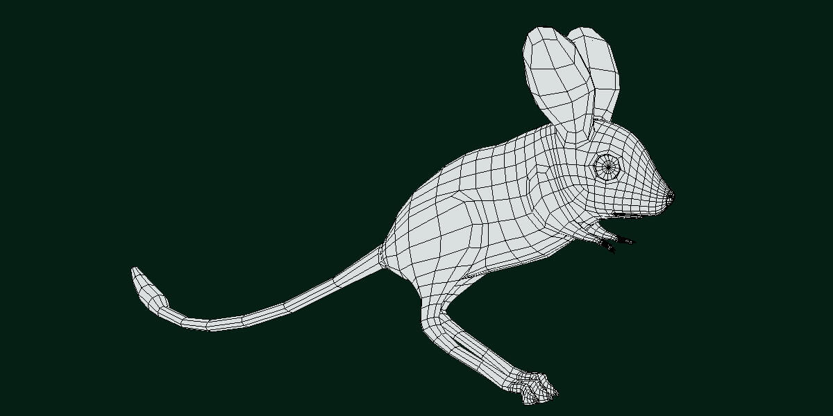 Long-Eared Jerboa Rodent 3D Model by Nyilonelycompany