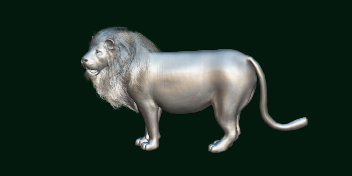 Male African Lion - 3D Model by Nyilonelycompany