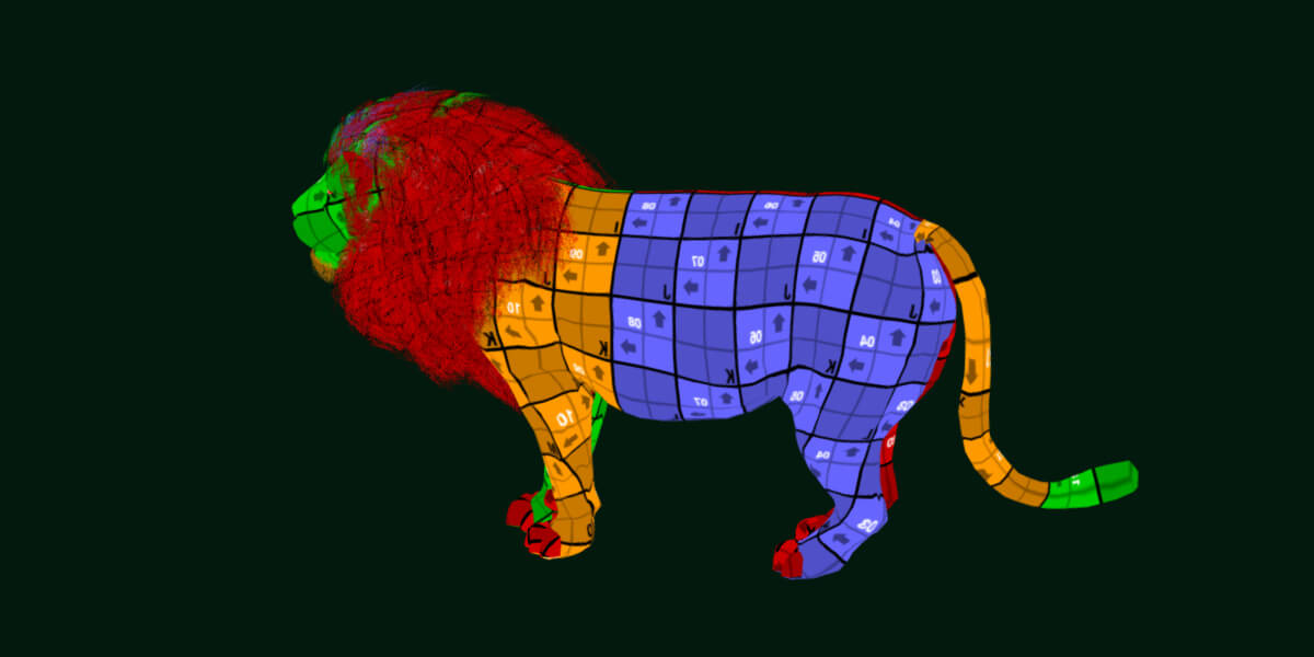 Male African Lion - 3D Model by Nyilonelycompany