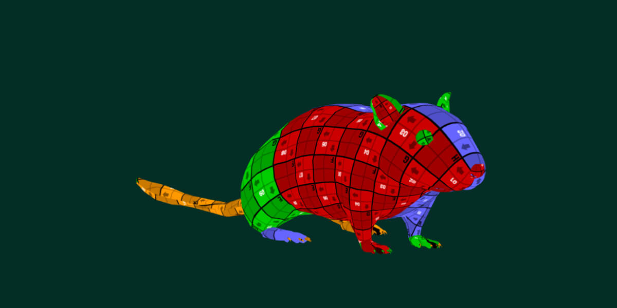 Mongolian Gerbil Rat Rodent - 3D Model by Nyilonelycompany