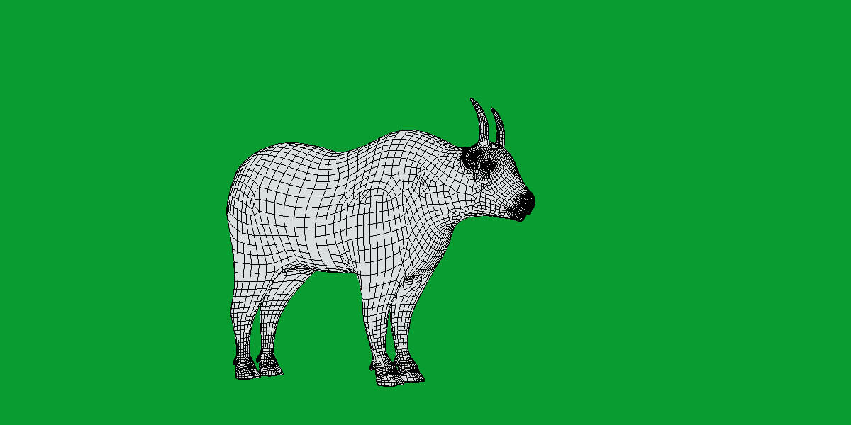 Mountain Goat - 3D Model by Nyilonelycompany