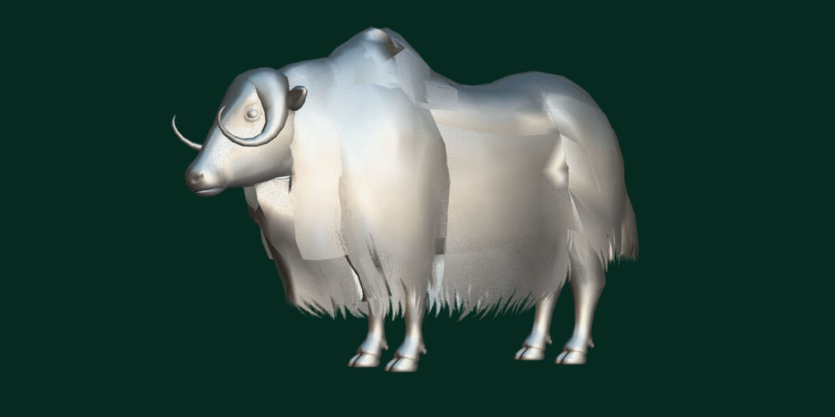 Musk Ox Animal Hoofed Mammal - 3D Model by Nyilonelycompany