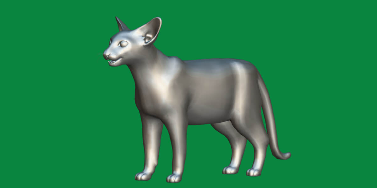 Oriental Longhair Cat - 3D Model by Nyilonelycompany