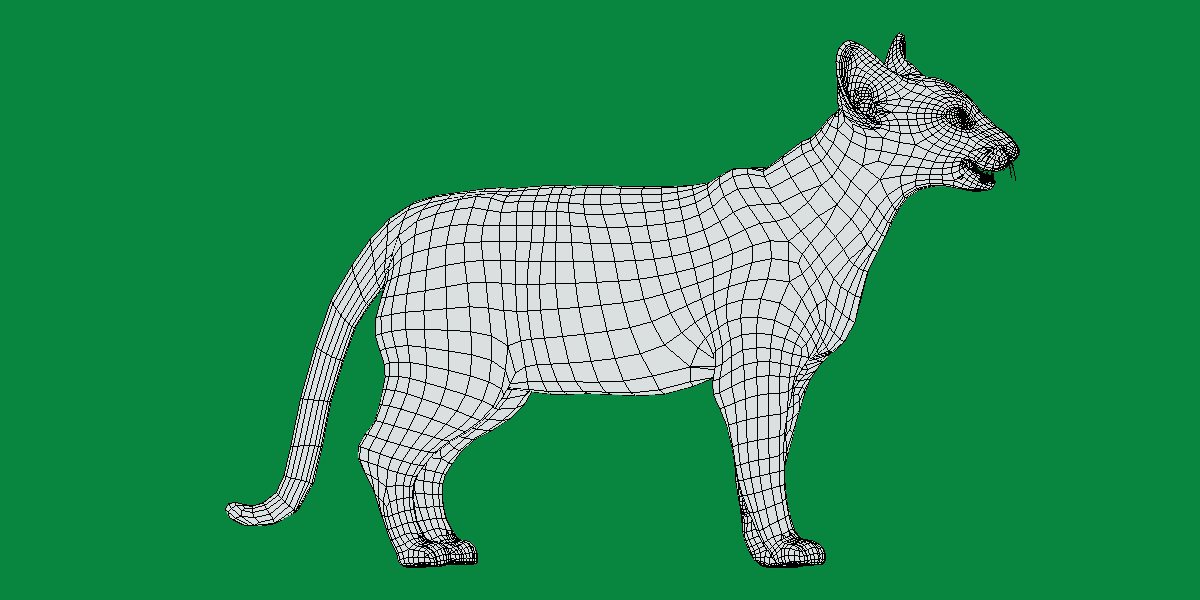 Oriental Longhair Cat - 3D Model by Nyilonelycompany