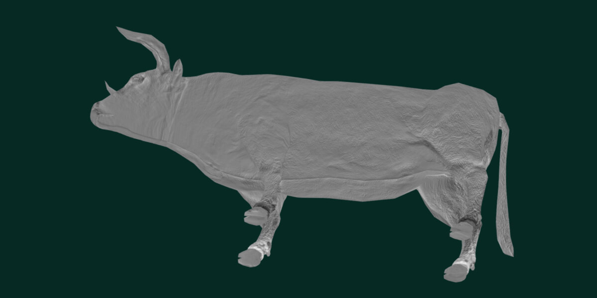 Oxen Bull Mammal Animal - 3D Model by Nyilonelycompany