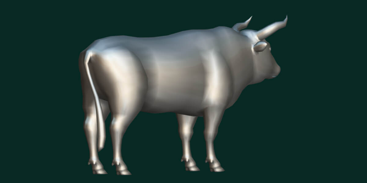 Oxen Bull Mammal Animal - 3D Model by Nyilonelycompany