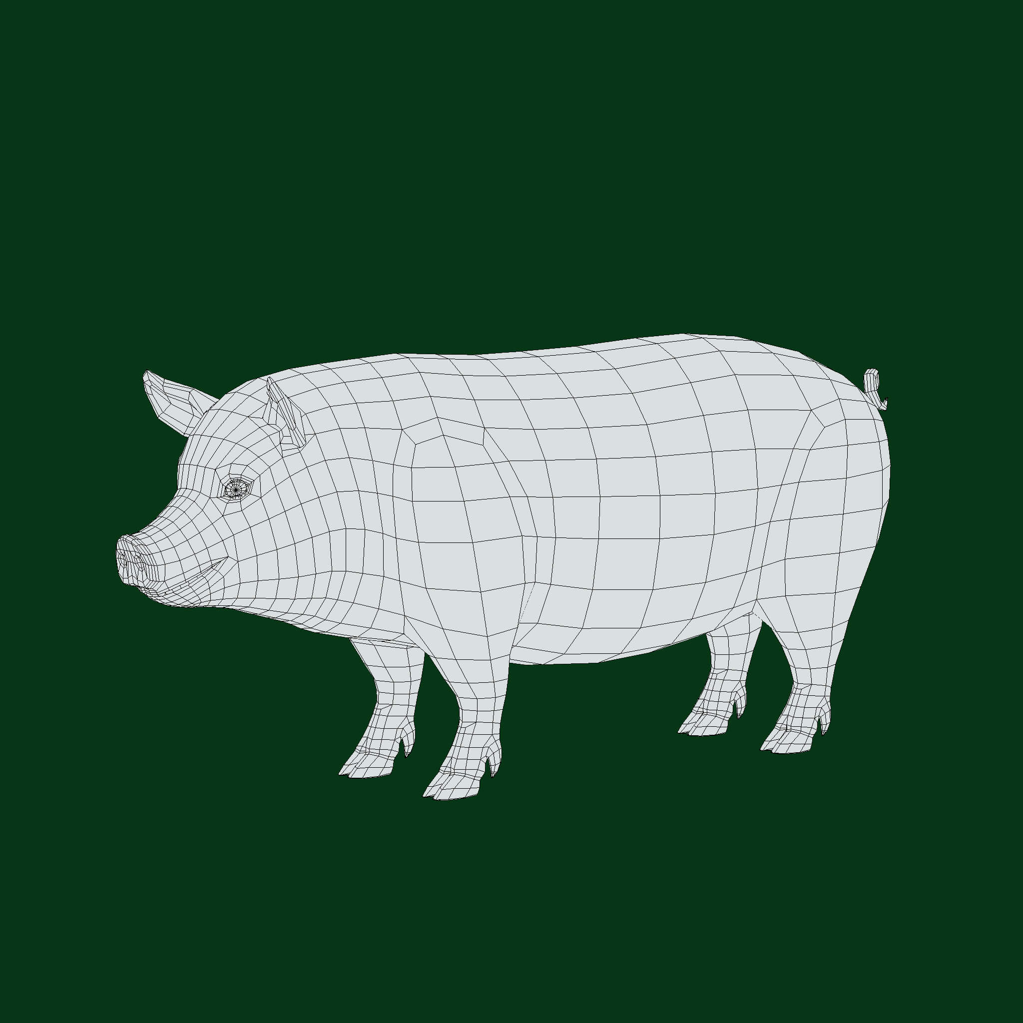 Oxford Sandy Forest Pig - 3D Model by Nyilonelycompany