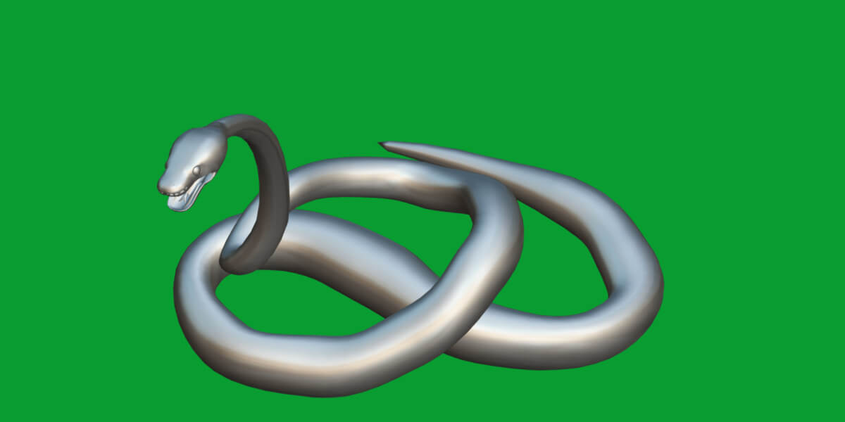 Panda Pied Ball Python - 3D Model by Nyilonelycompany