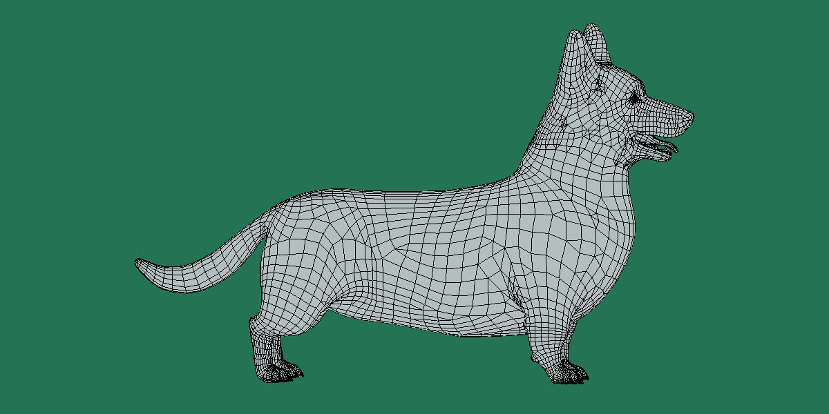 Pembroke Welsh Corgi Dog - 3D Model by Nyilonelycompany