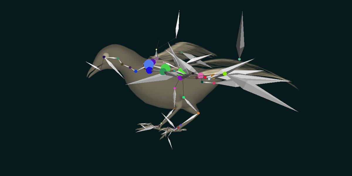Purplish-Backed Jay Bird 3D Model by Nyilonelycompany