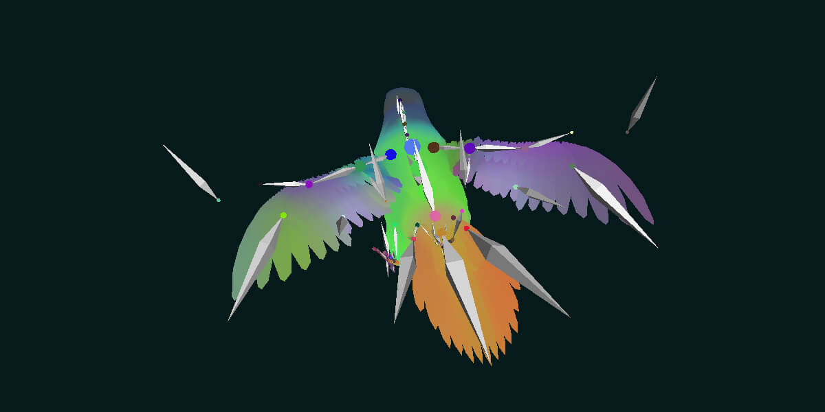 Purplish-Backed Jay Bird 3D Model by Nyilonelycompany