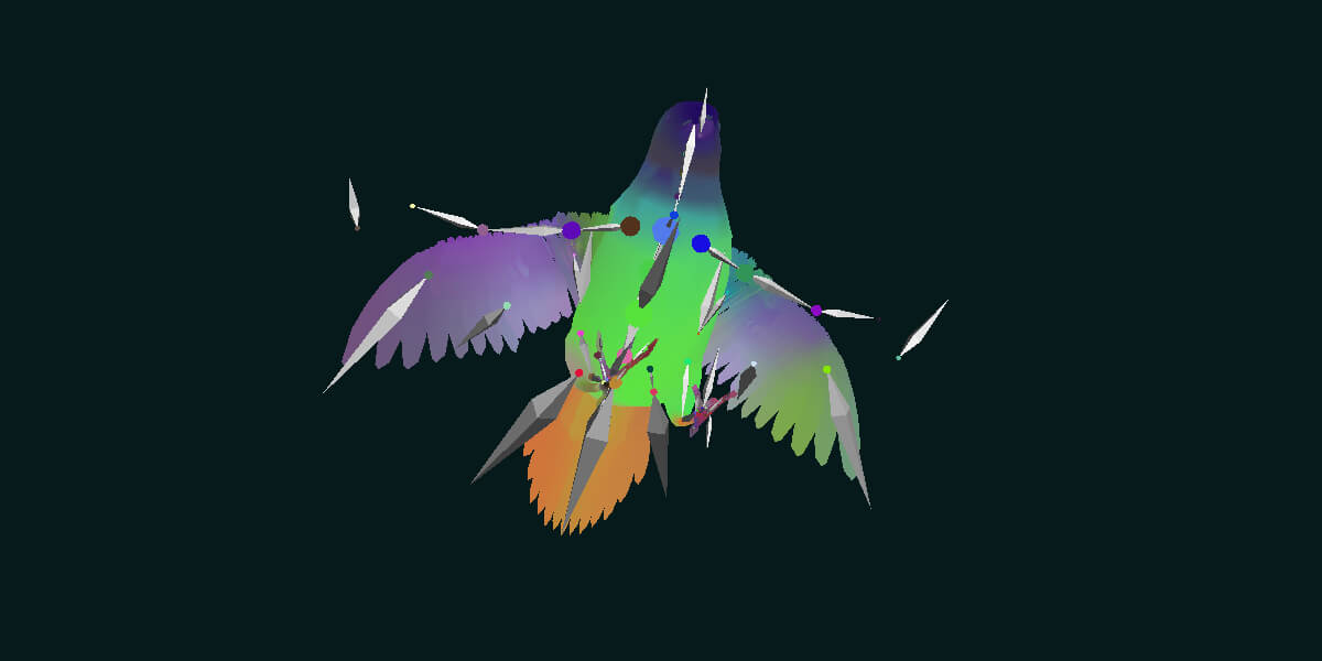 Purplish-Backed Jay Bird 3D Model by Nyilonelycompany