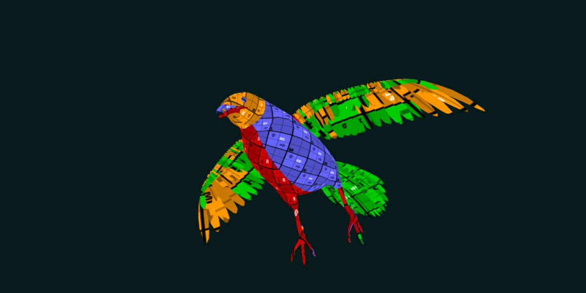 Purplish-Backed Jay Bird 3D Model by Nyilonelycompany