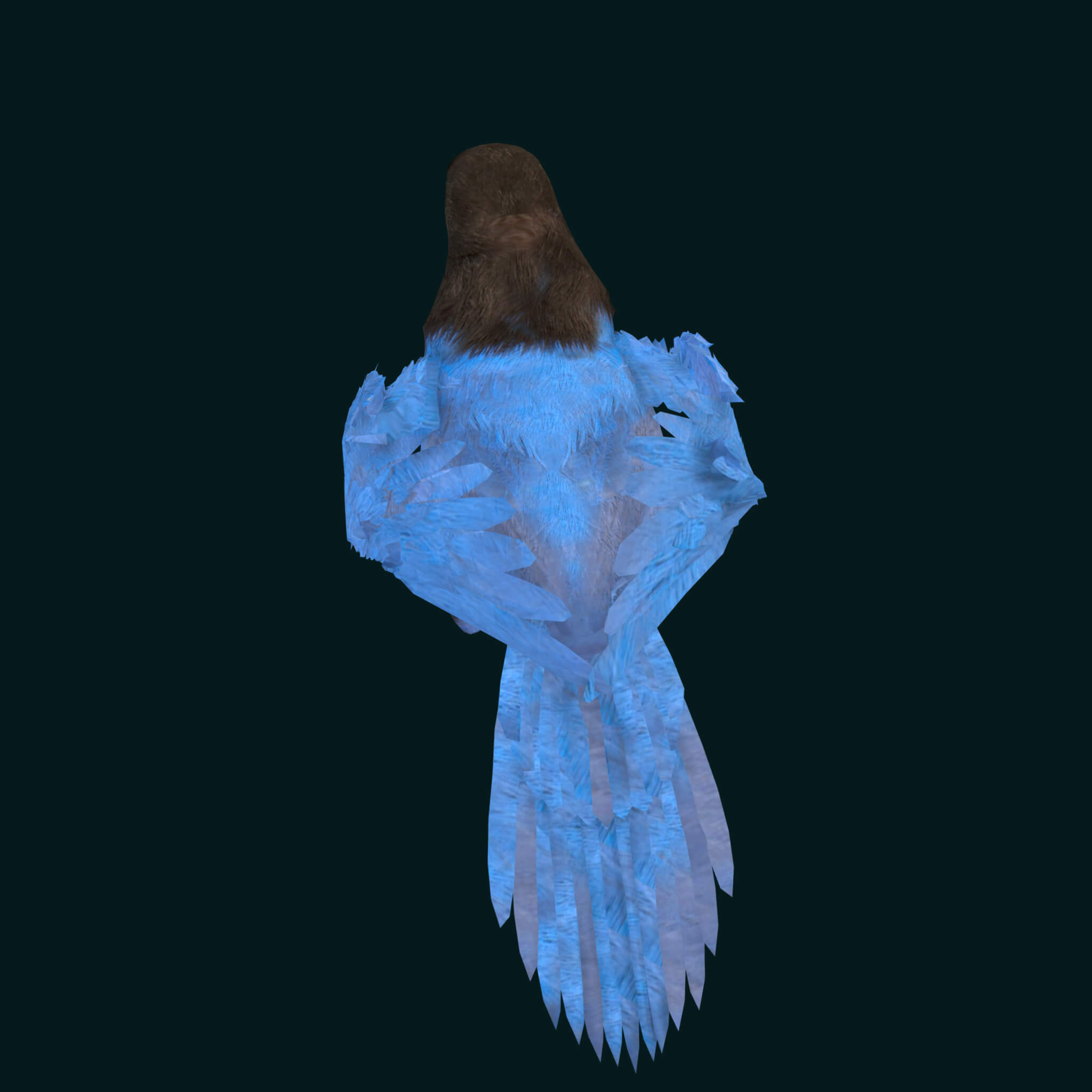 Purplish-Backed Jay Bird 3D Model by Nyilonelycompany