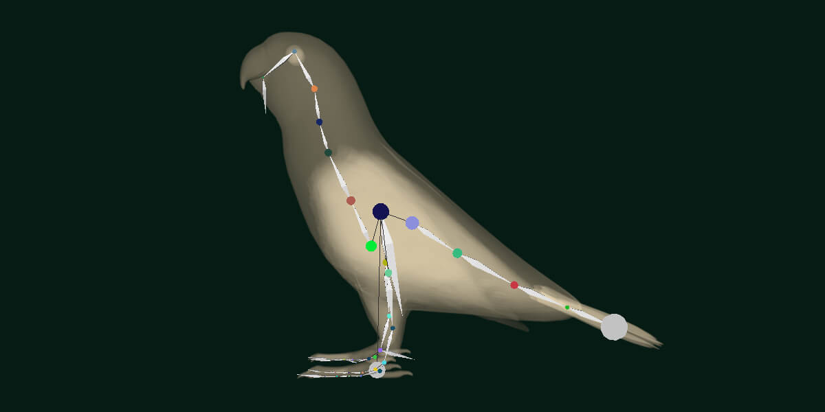 Red Lory Parrot Flamboyant Bird - 3D Model by Nyilonelycompany