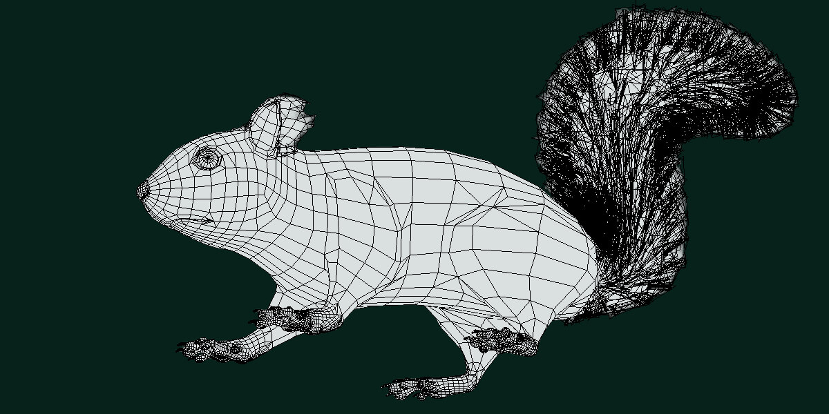 Red Squirrel Animals - 3D Model by Nyilonelycompany