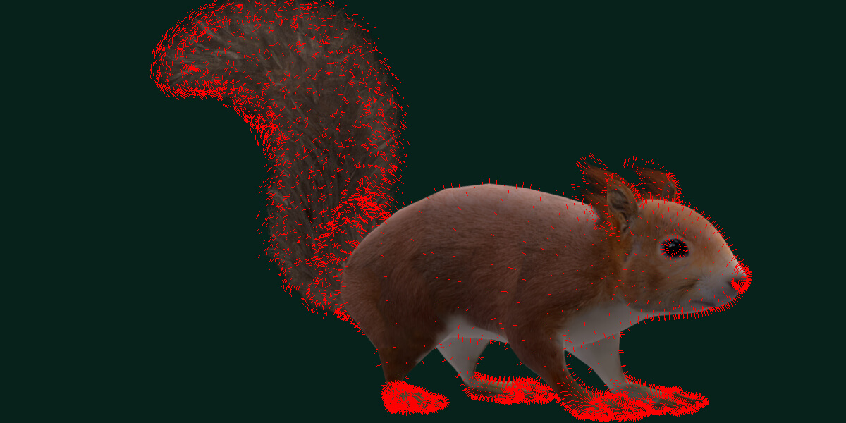 Red Squirrel Animals - 3D Model by Nyilonelycompany