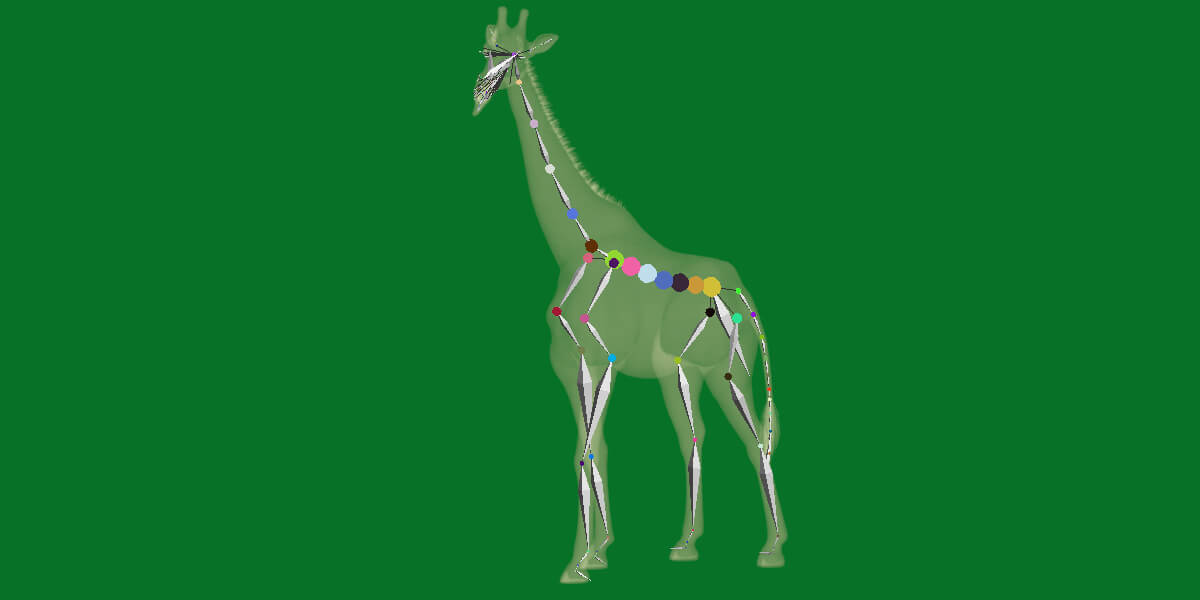 Reticulated Giraffe - 3D Model by Nyilonelycompany