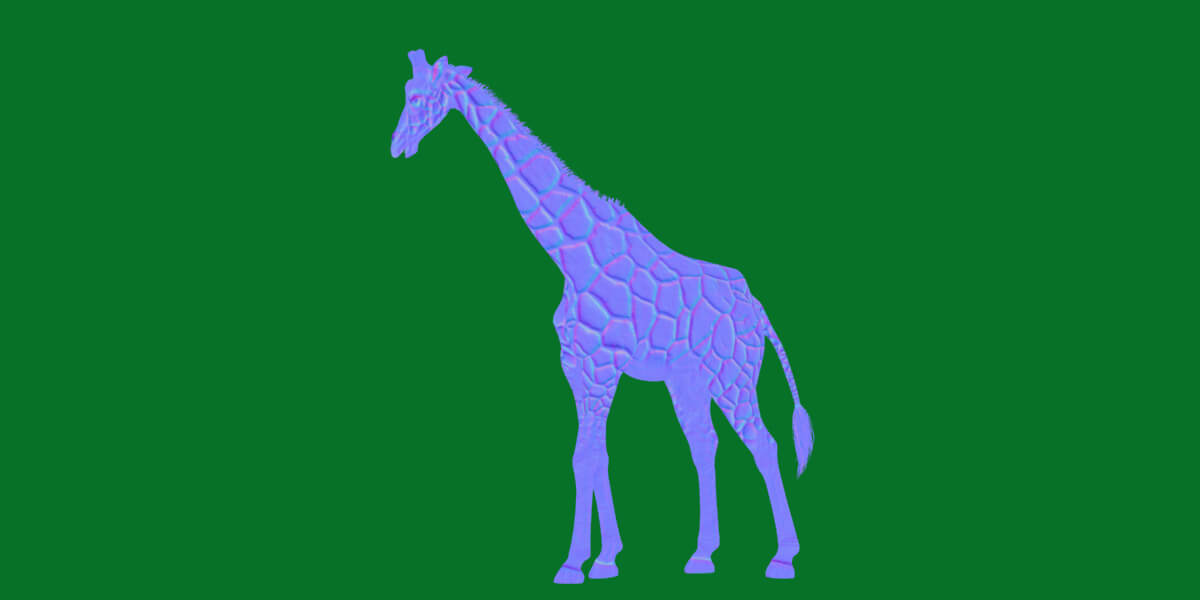 Reticulated Giraffe - 3D Model by Nyilonelycompany