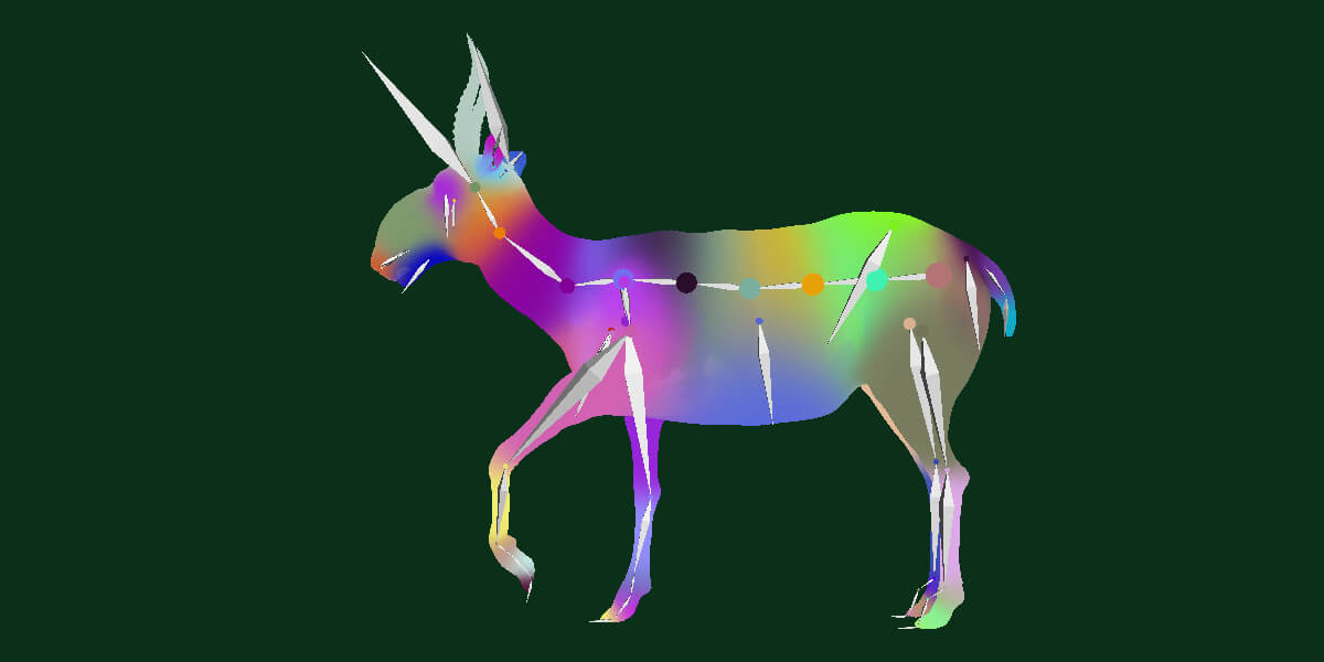 Saiga Antelope Mammal - 3D Model by Nyilonelycompany