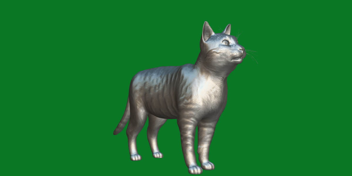 Silver Tabby Cat - 3D Model by Nyilonelycompany