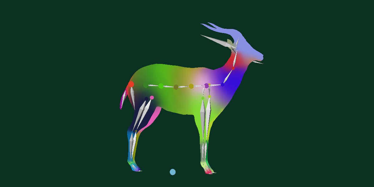 Springbok Antelope Animal - 3D Model by Nyilonelycompany