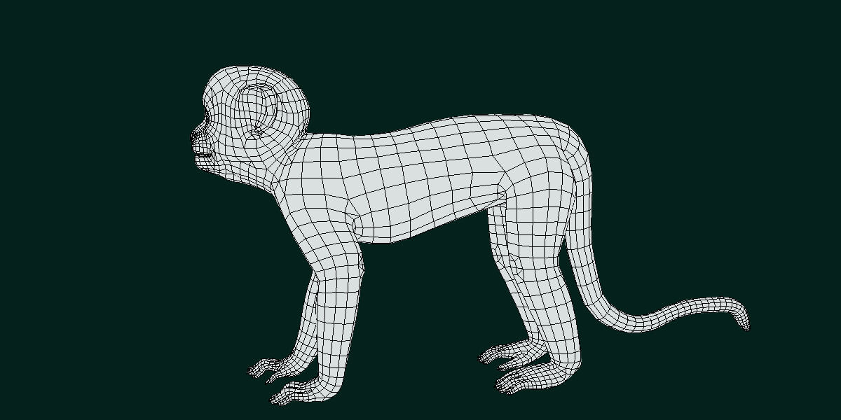 Squirrel Monkeys Primate - 3D Model by Nyilonelycompany