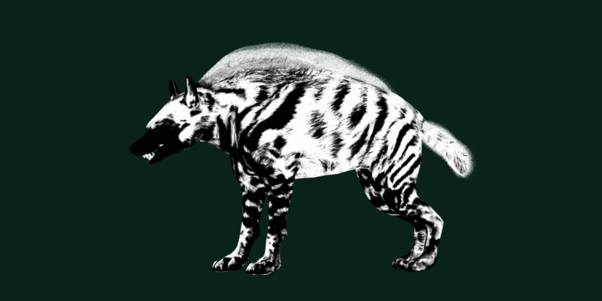 Striped Hyena Male Animal - 3D Model by Nyilonelycompany