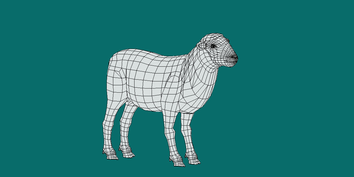 Suffolk Sheep - 3D Model by Nyilonelycompany
