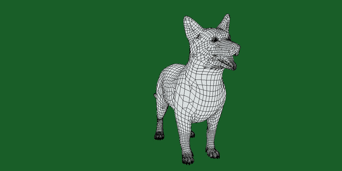 Swedish Vallhund Spitz Dog - 3D Model by Nyilonelycompany
