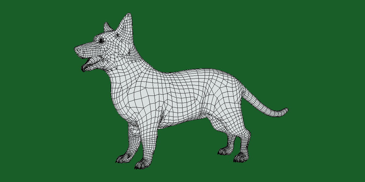 Swedish Vallhund Spitz Dog - 3D Model by Nyilonelycompany