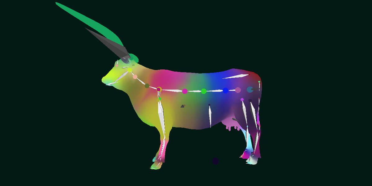 Texas Longhorn Cattle - 3D Model by Nyilonelycompany