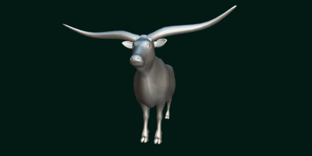 Texas Longhorn Cattle - 3D Model by Nyilonelycompany