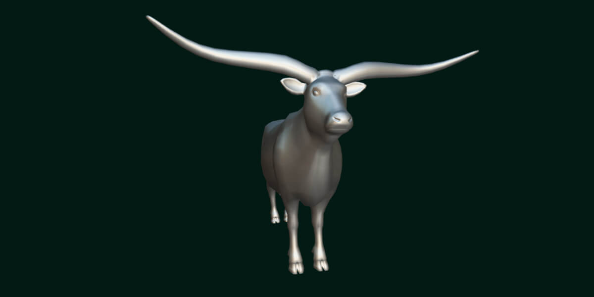 Texas Longhorn Cattle - 3D Model by Nyilonelycompany