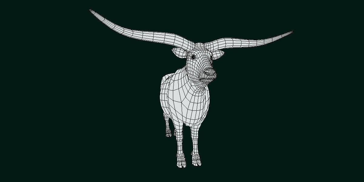 Texas Longhorn Cattle - 3D Model by Nyilonelycompany