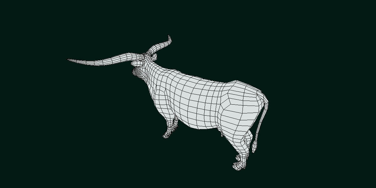 Texas Longhorn Cattle - 3D Model by Nyilonelycompany